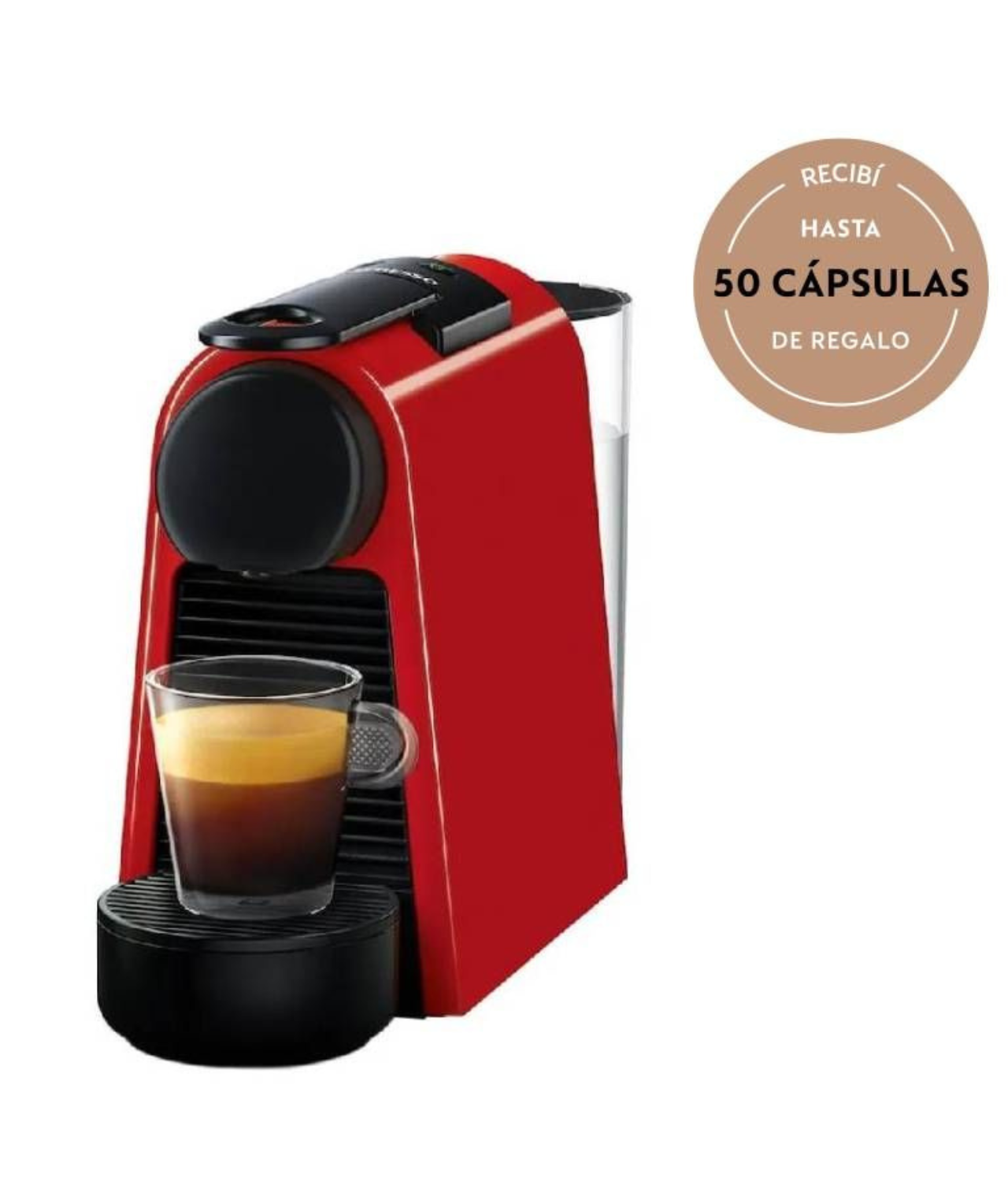 Cafetera Nespresso Essenza Mini Roja 0.6Lts - Amutmin Shop